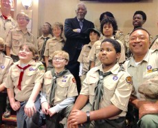 Morgan Freeman Receives Distinguished Citizen Award - Scouting Wire ...